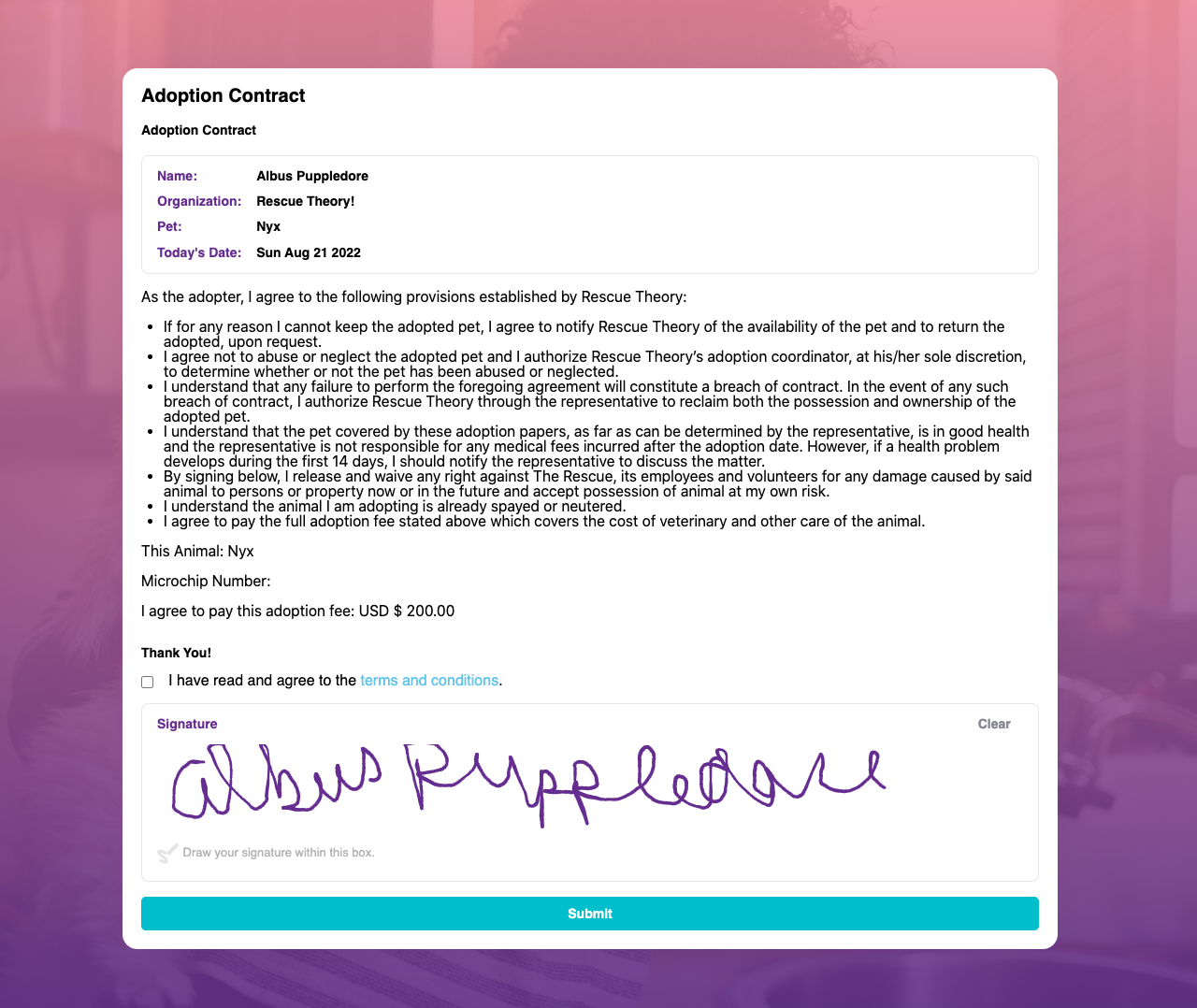 How to create e-contracts in Pawlytics